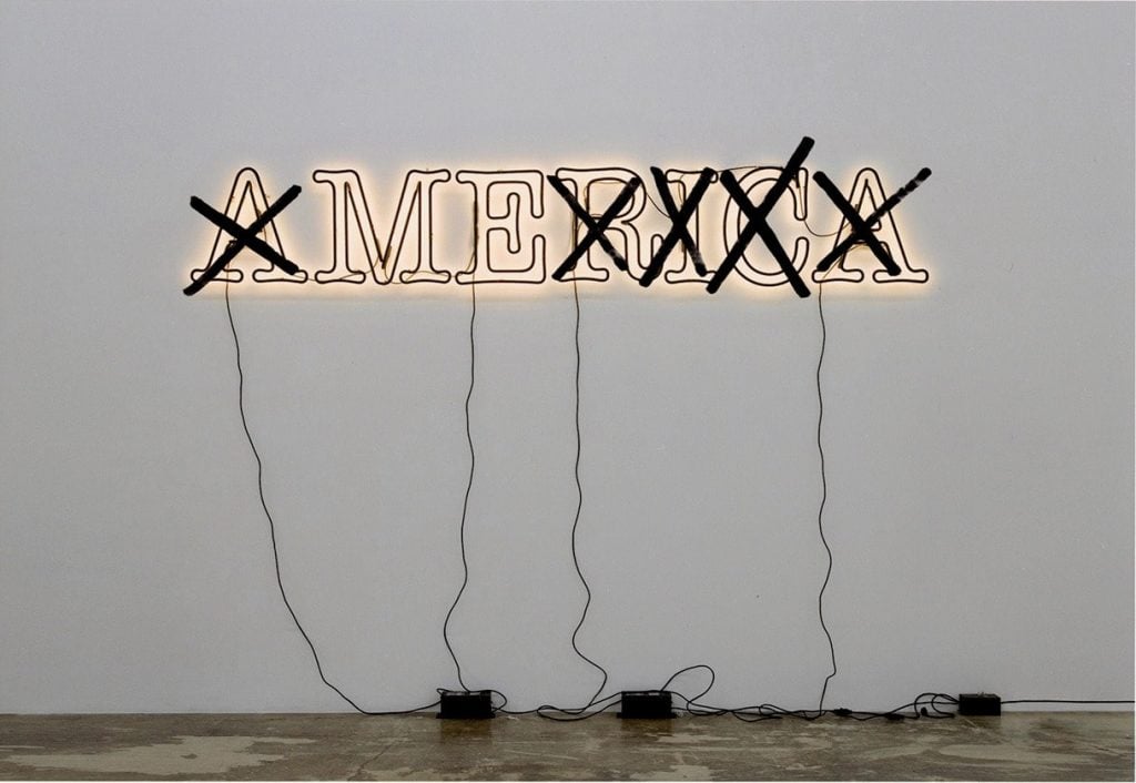 Glenn Ligon - Untitled (America/Me) *SOLD* - New Art Editions