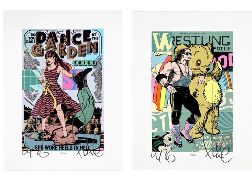 FAILE - Two New Block Prints - New Art Editions