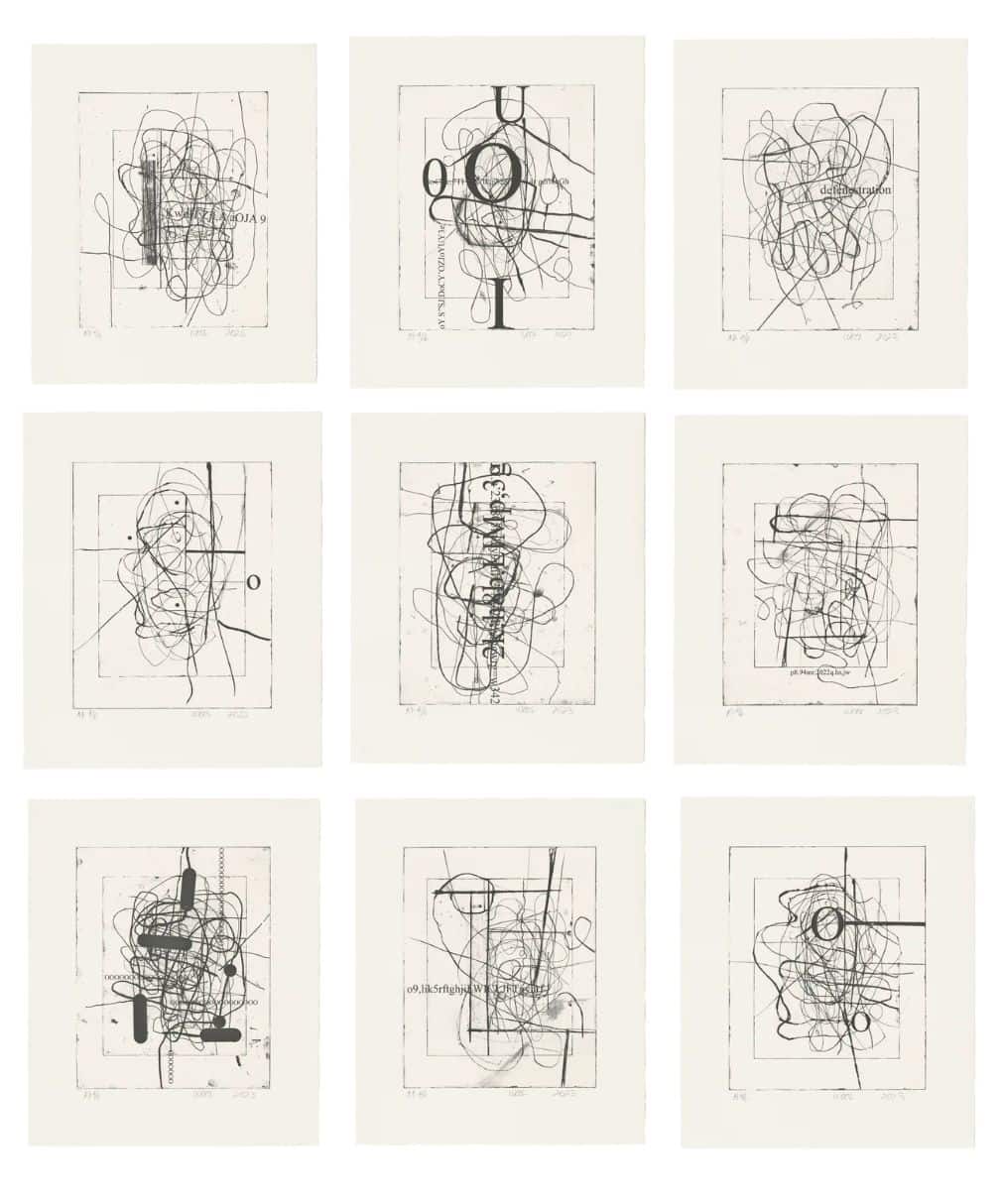 Christopher Wool - Defenestration Suite - Nine New Photogravure Prints ...