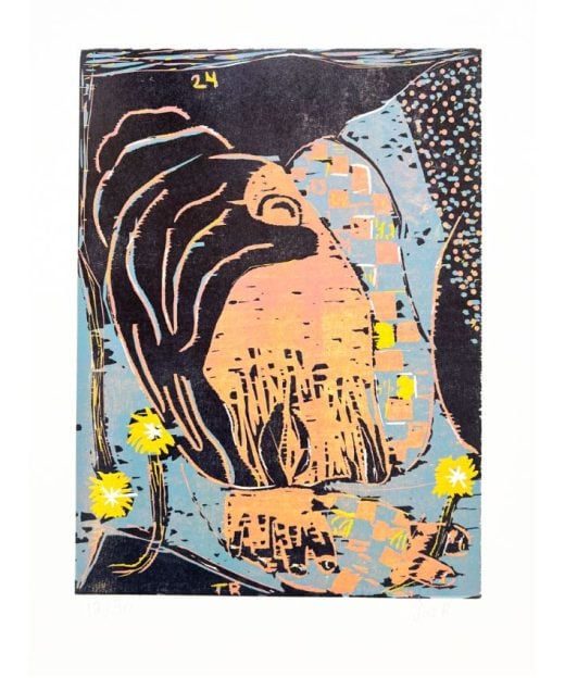 Tal R - Two New Woodcut Prints - New Art Editions