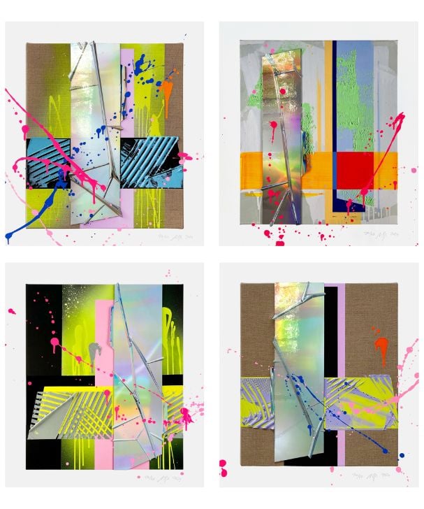 Anselm Reyle - Untitled - Set of Four New Editions - New Art Editions
