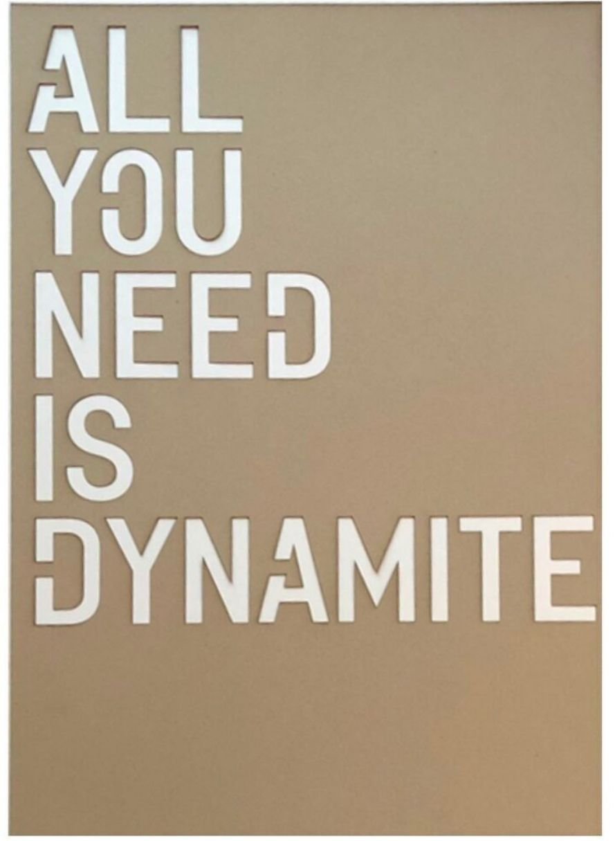Private Sales - Rirkrit Tiravanija - Untitled (all you need is dynamite ...